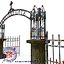 3d model gate graveyard