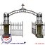 3d model gate graveyard
