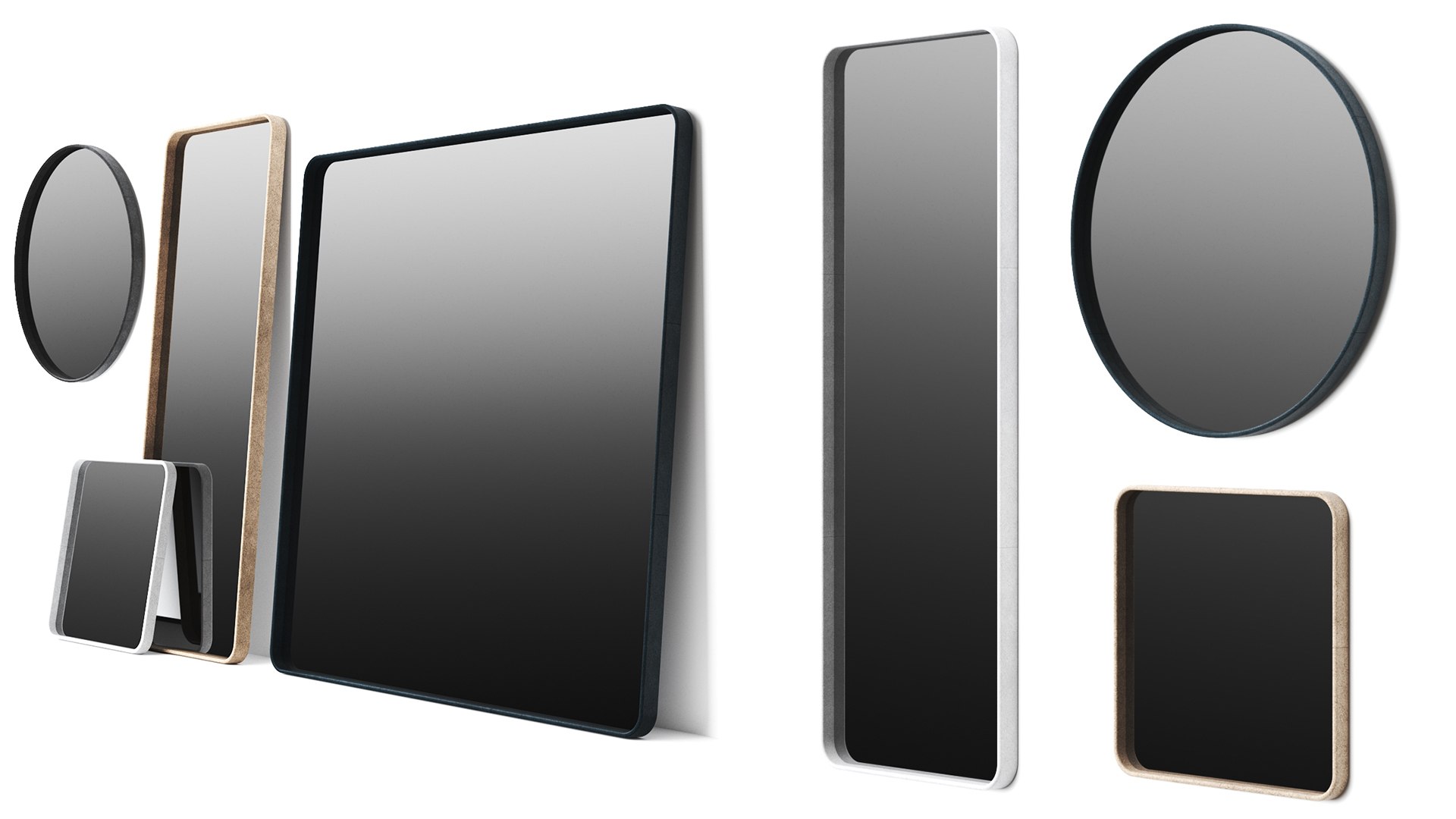 Birk Meridiani Framed Wall Mirror 3D model - TurboSquid 2109037