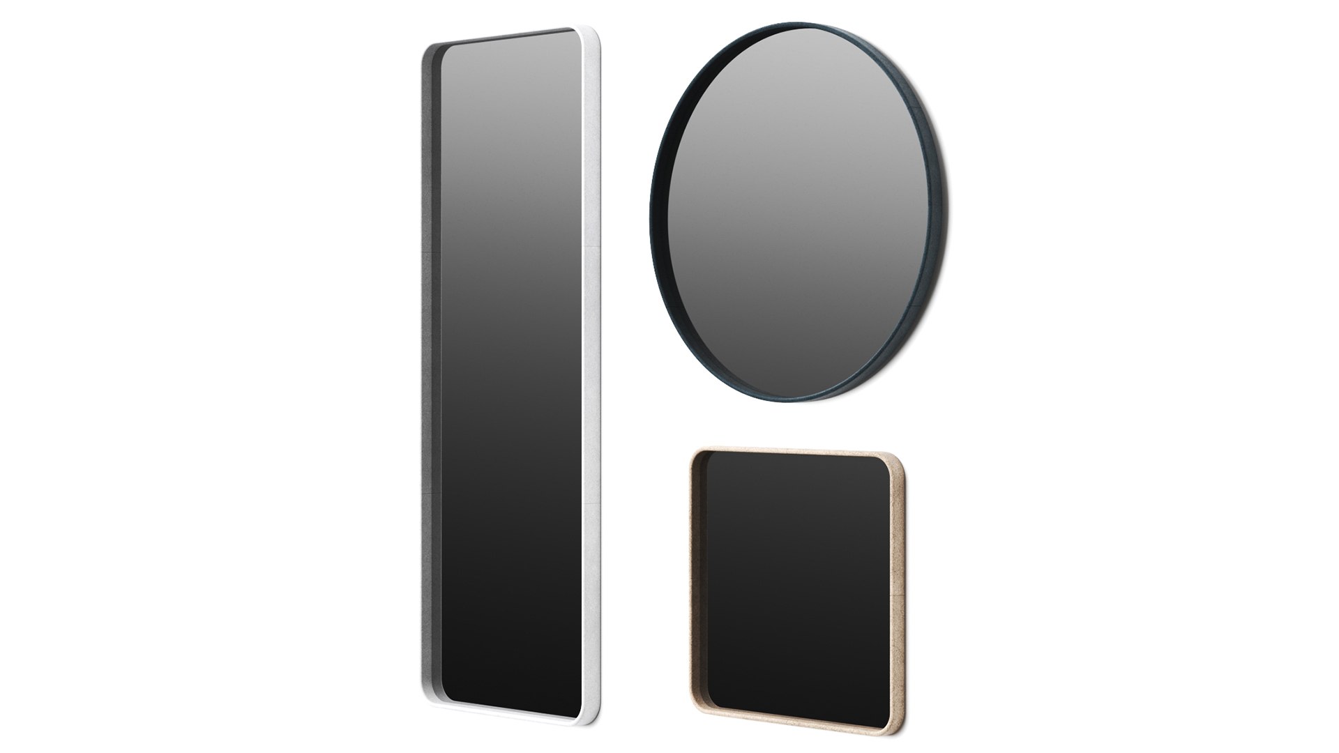 Birk Meridiani Framed Wall Mirror 3D model - TurboSquid 2109037