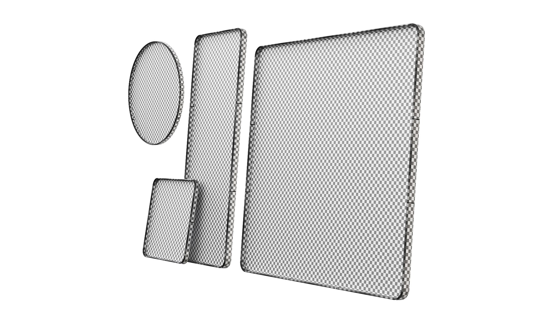 Birk Meridiani Framed Wall Mirror 3D model - TurboSquid 2109037