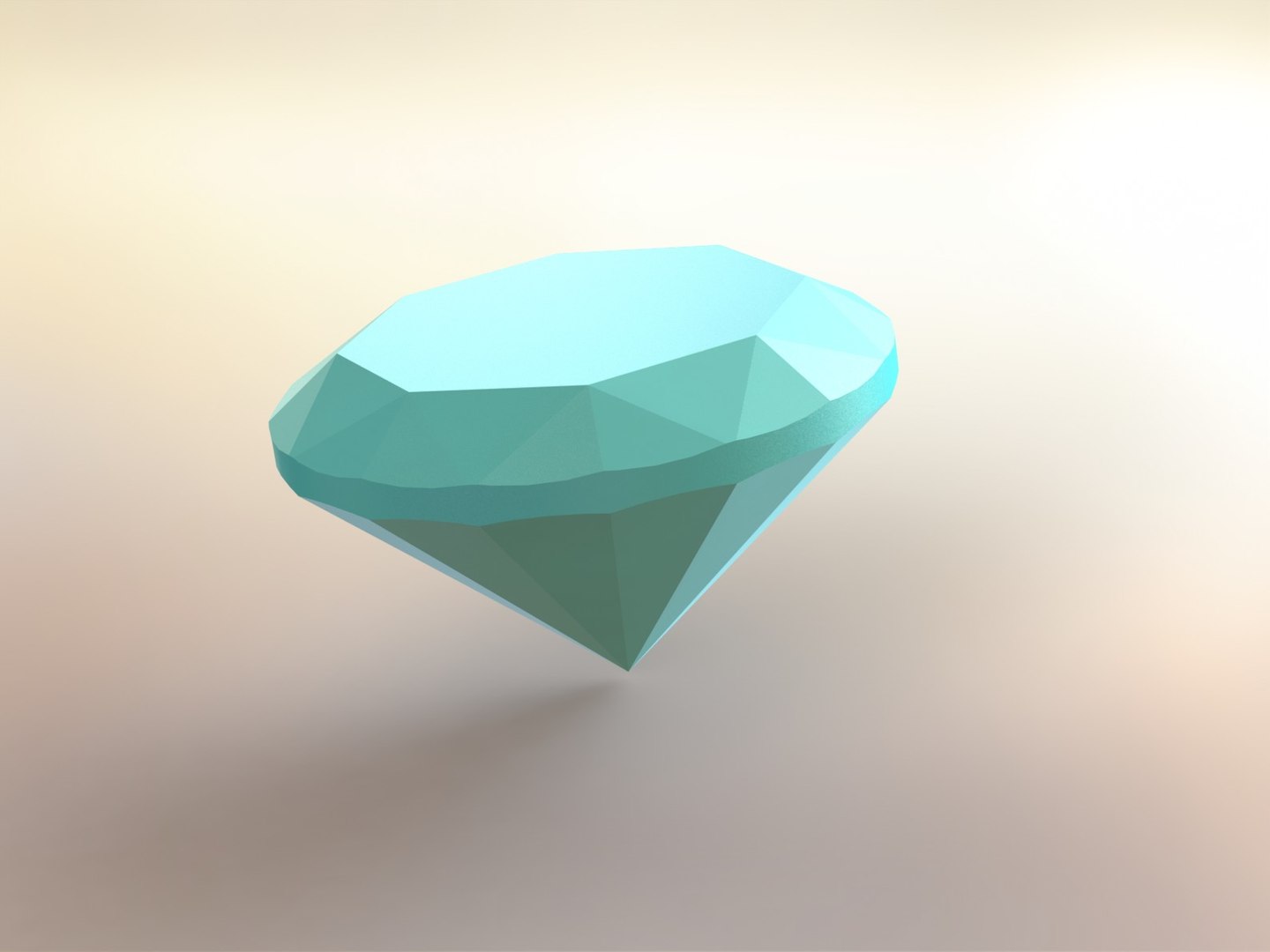 3d Model Of Diamond