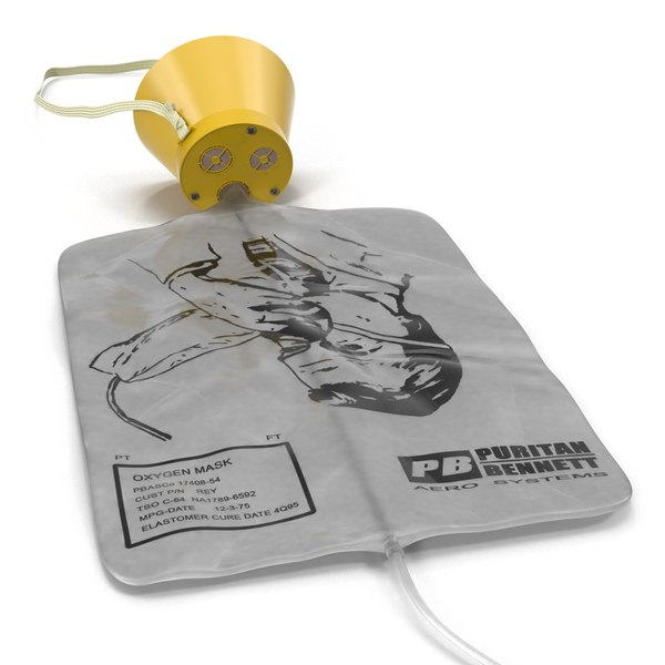 3d passenger oxygen mask