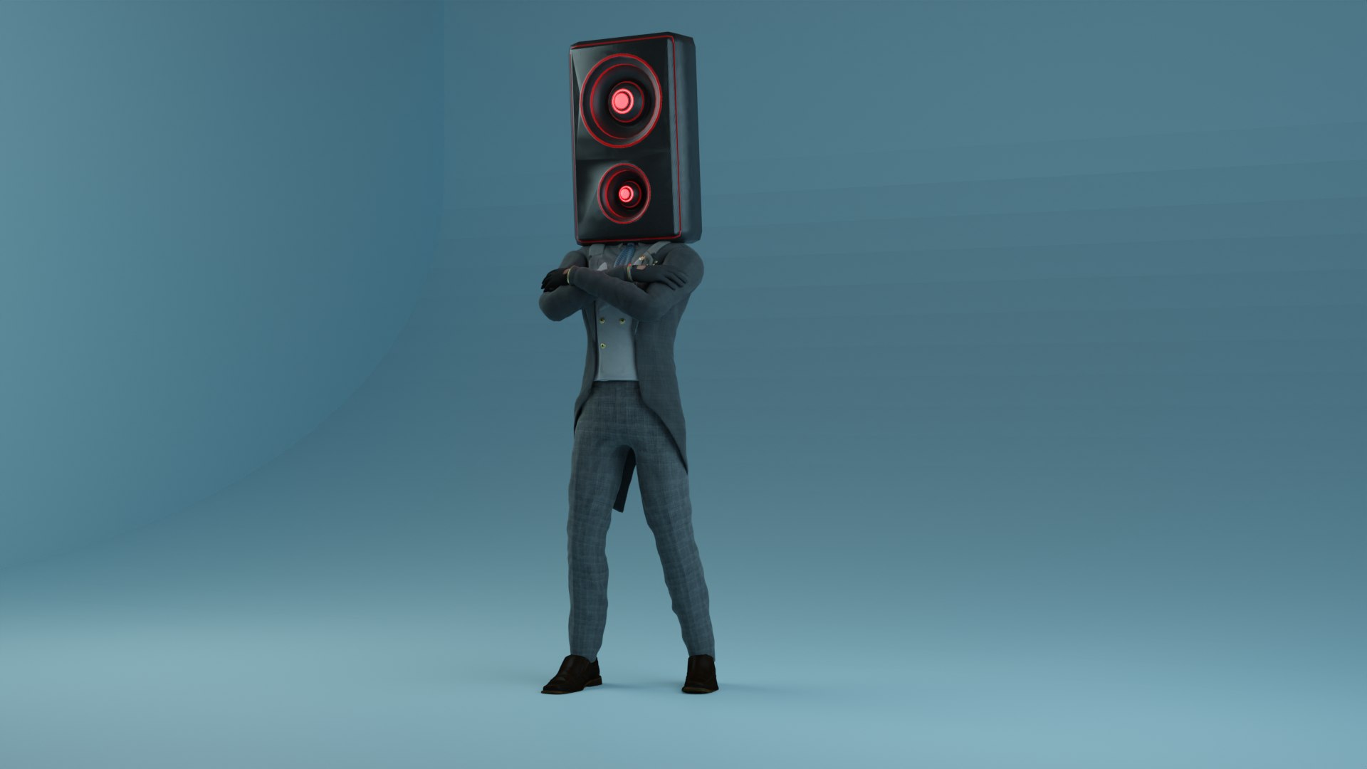 Skibidi Toilet Fancy Speaker Man Model - TurboSquid 2089703