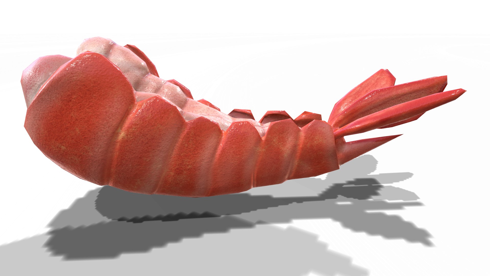 Scampi Tail Boiled model - TurboSquid 2084213