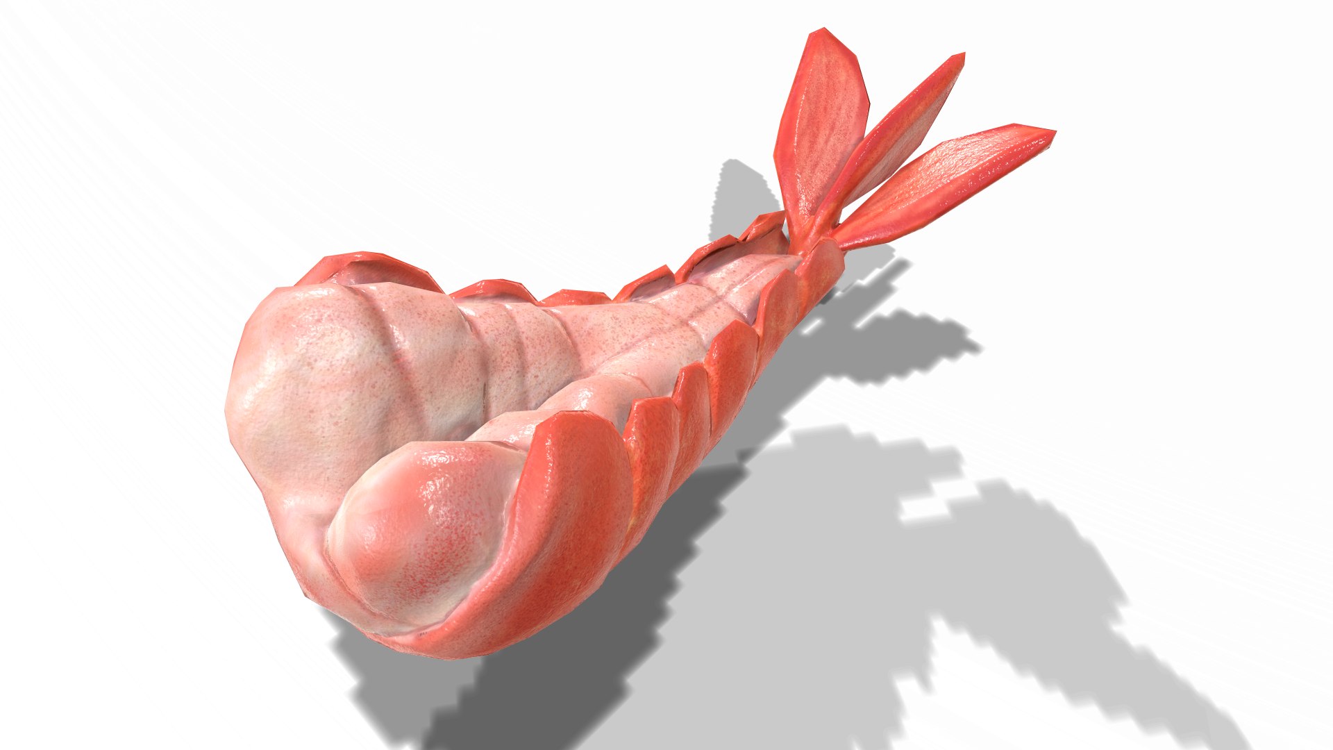 Scampi Tail Boiled model - TurboSquid 2084213