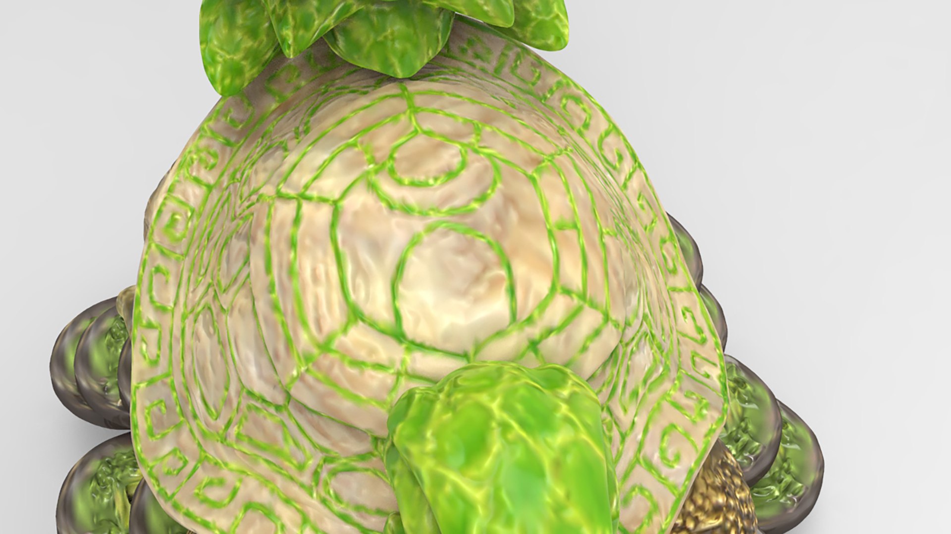 Realistic Turtle Dragon 3D Model - TurboSquid 1485779