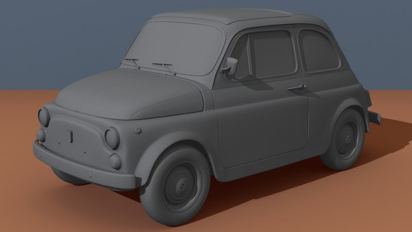 1960er Jahre Fiat 500 3D-Modell - TurboSquid 955539