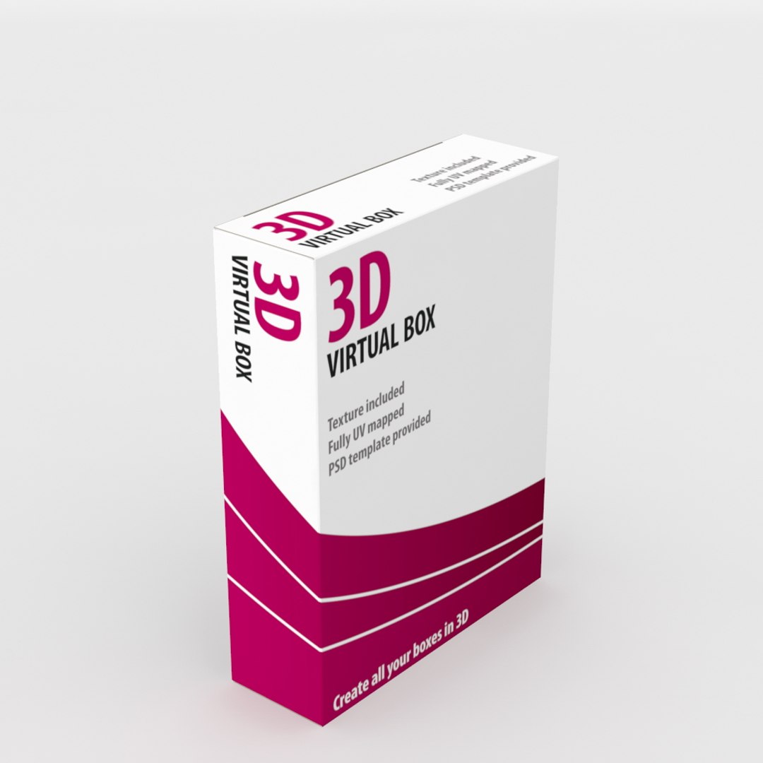 3d Model Of Tuck-in Box