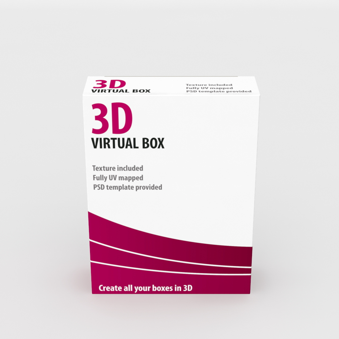 3d Model Of Tuck-in Box