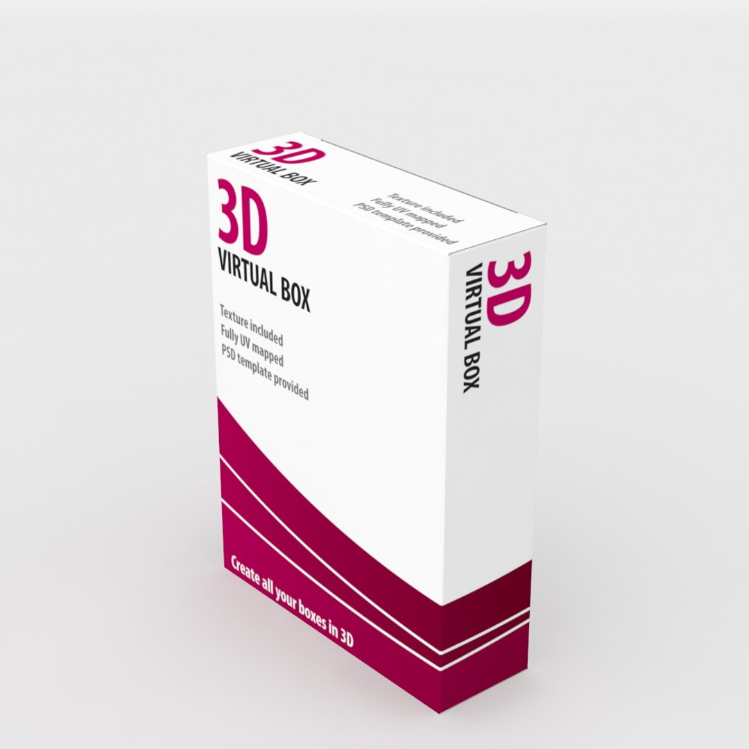 3d Model Of Tuck-in Box