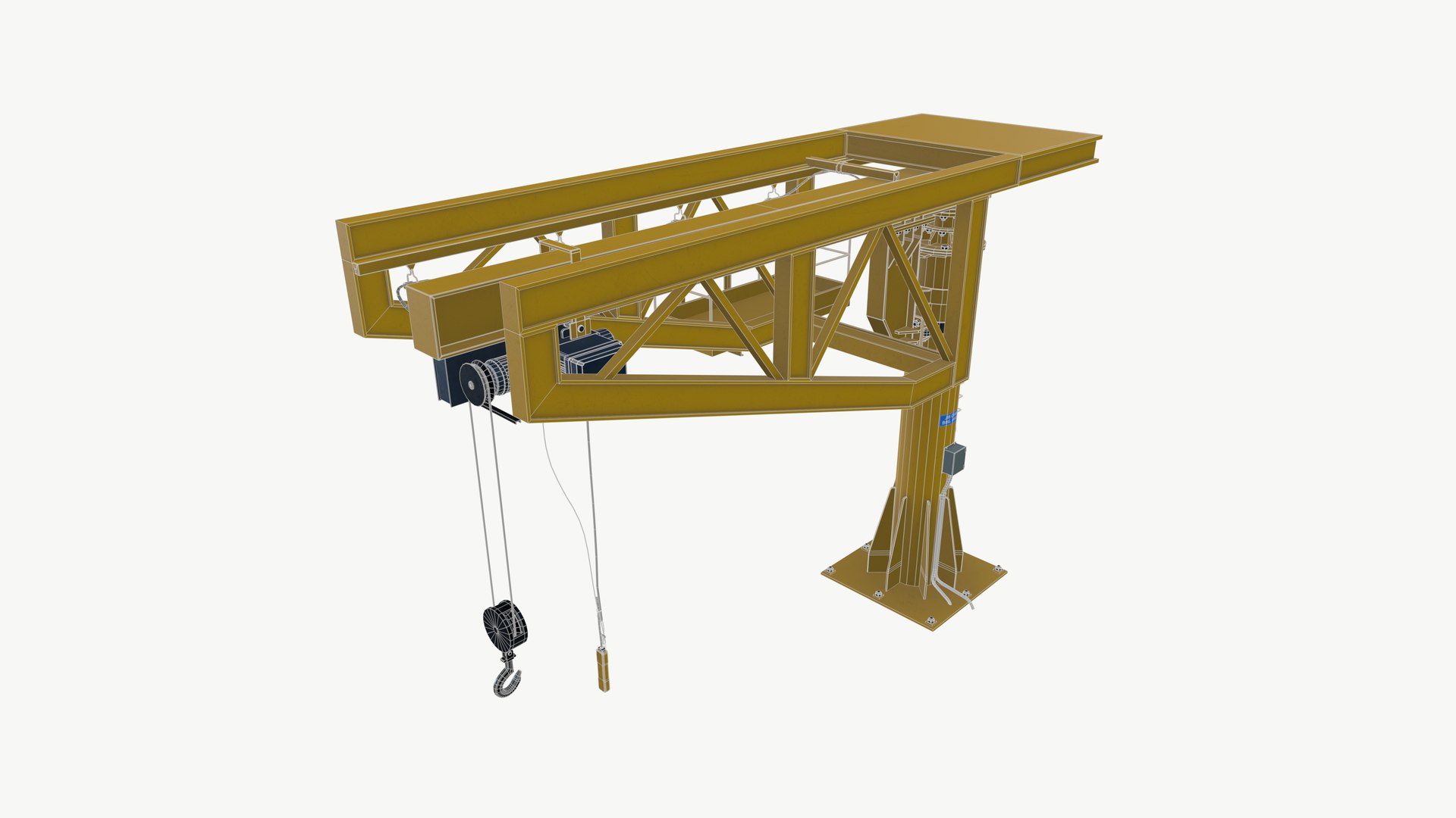 3D Crane - TurboSquid 2488807