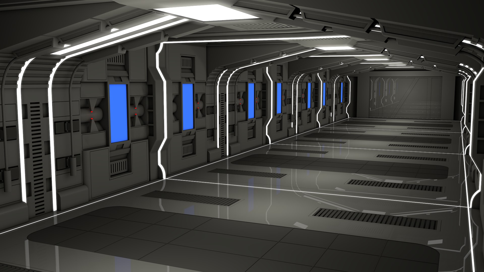 Sci Fi Room Model - TurboSquid 1954298