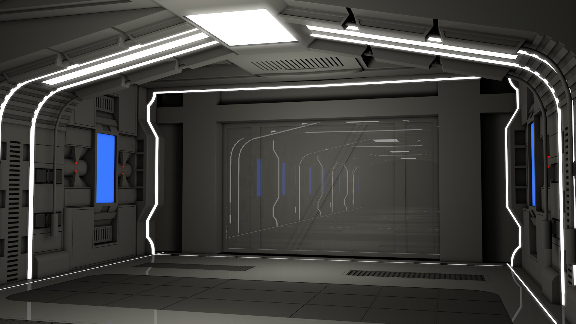 Sci Fi Room Model - TurboSquid 1954298