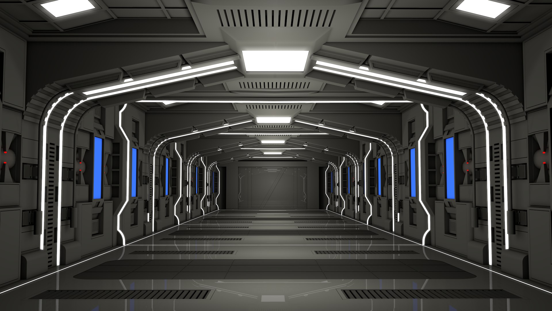 Sci Fi Room Model - TurboSquid 1954298