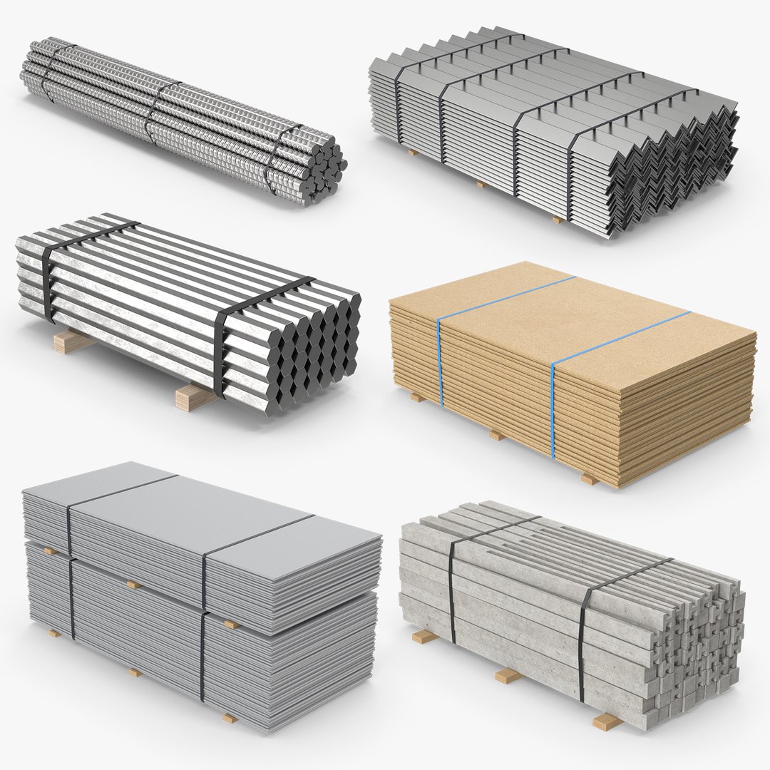 3D Building Materials Collection - TurboSquid 2089476