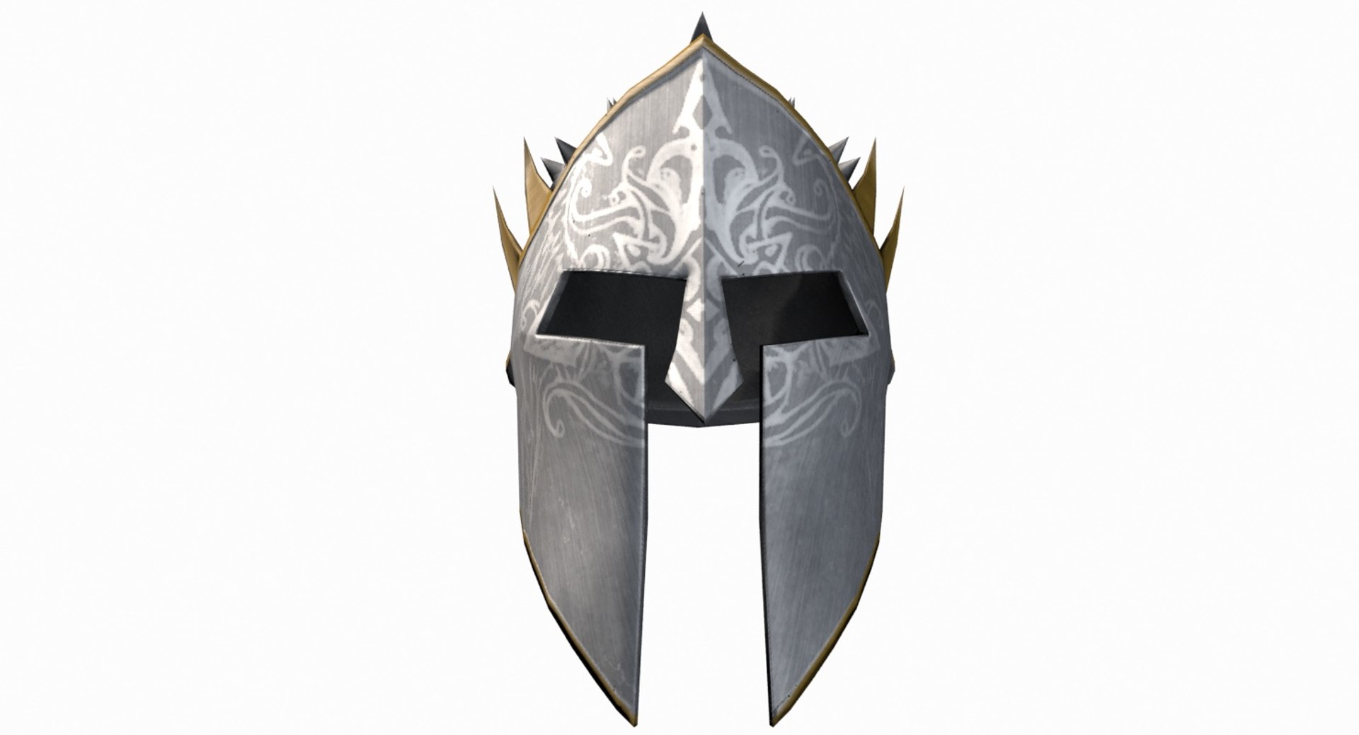 3d Model Helmet Helm Spiked