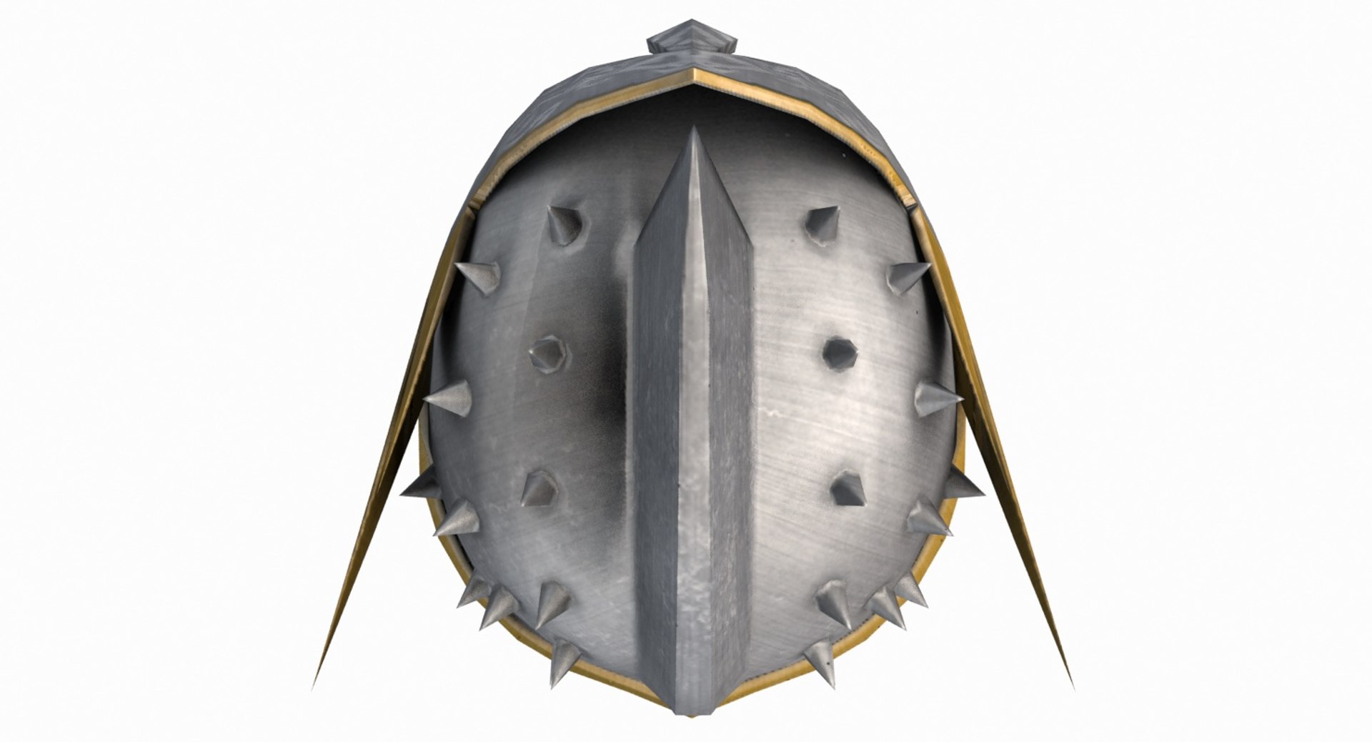 3d Model Helmet Helm Spiked