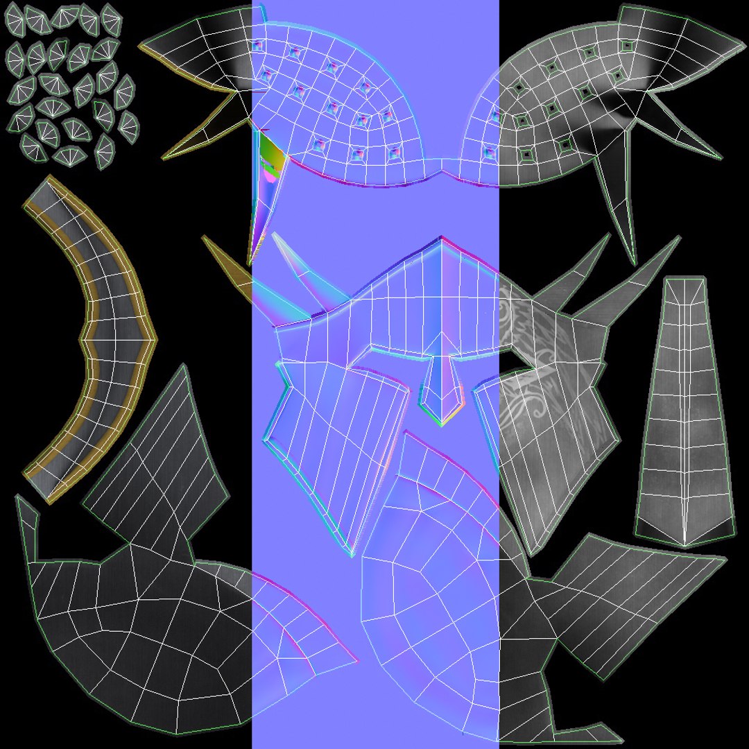 3d Model Helmet Helm Spiked