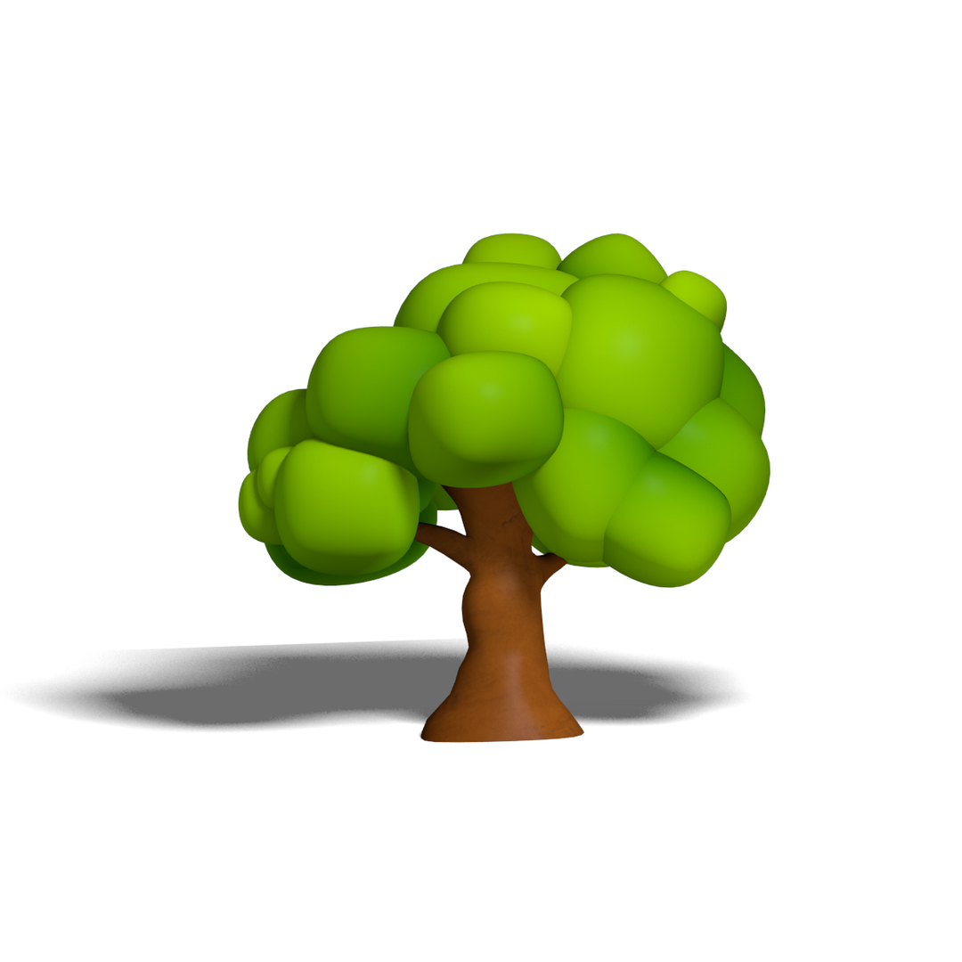 Cartoon Tree 3d Max