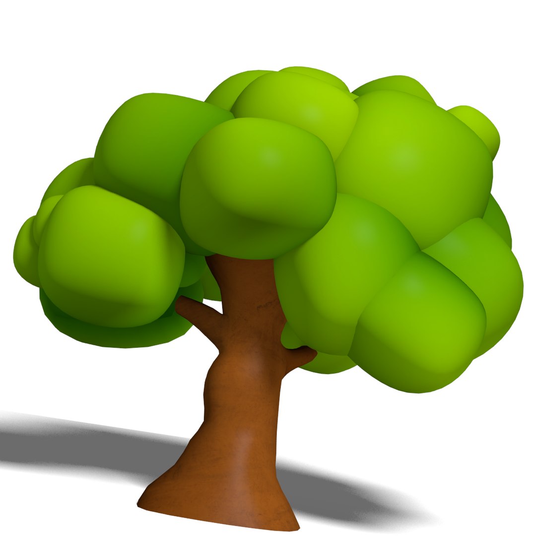Cartoon Tree 3d Max