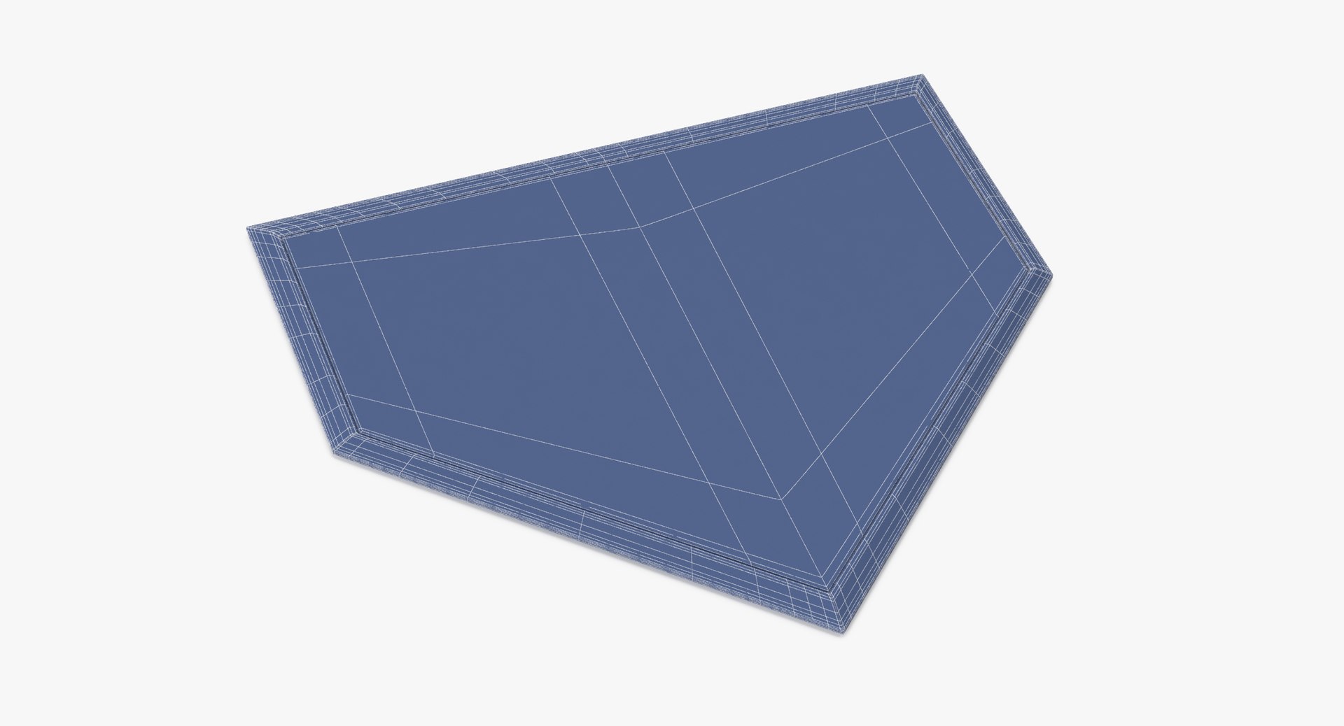 Home Plate Base 3d Model