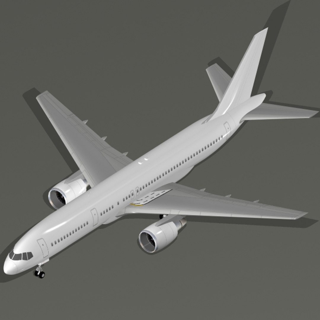 Airliner Boeing 757-200 3d Max