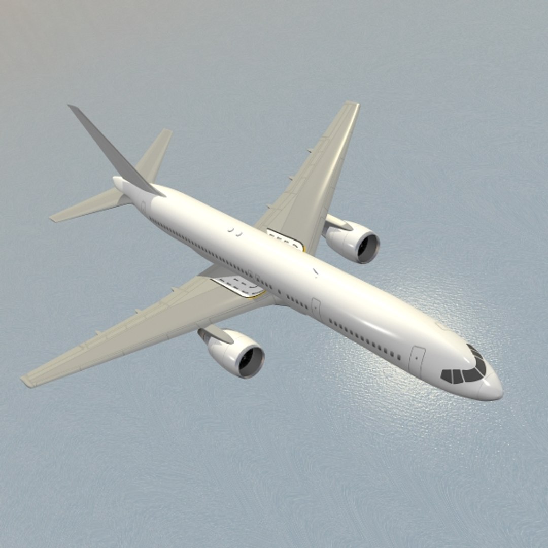 Airliner Boeing 757-200 3d Max