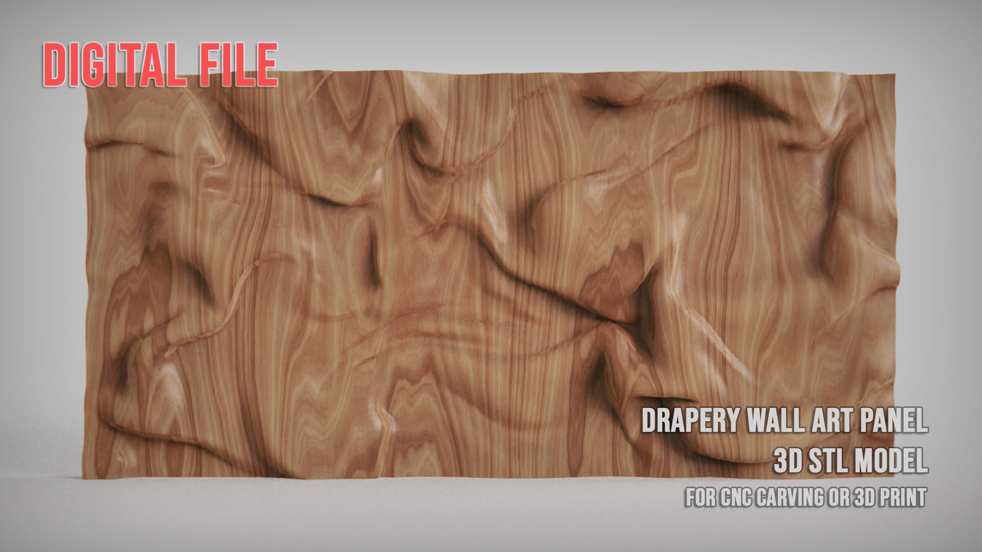 Drapery Wall Art Panel 3D model - TurboSquid 2122054