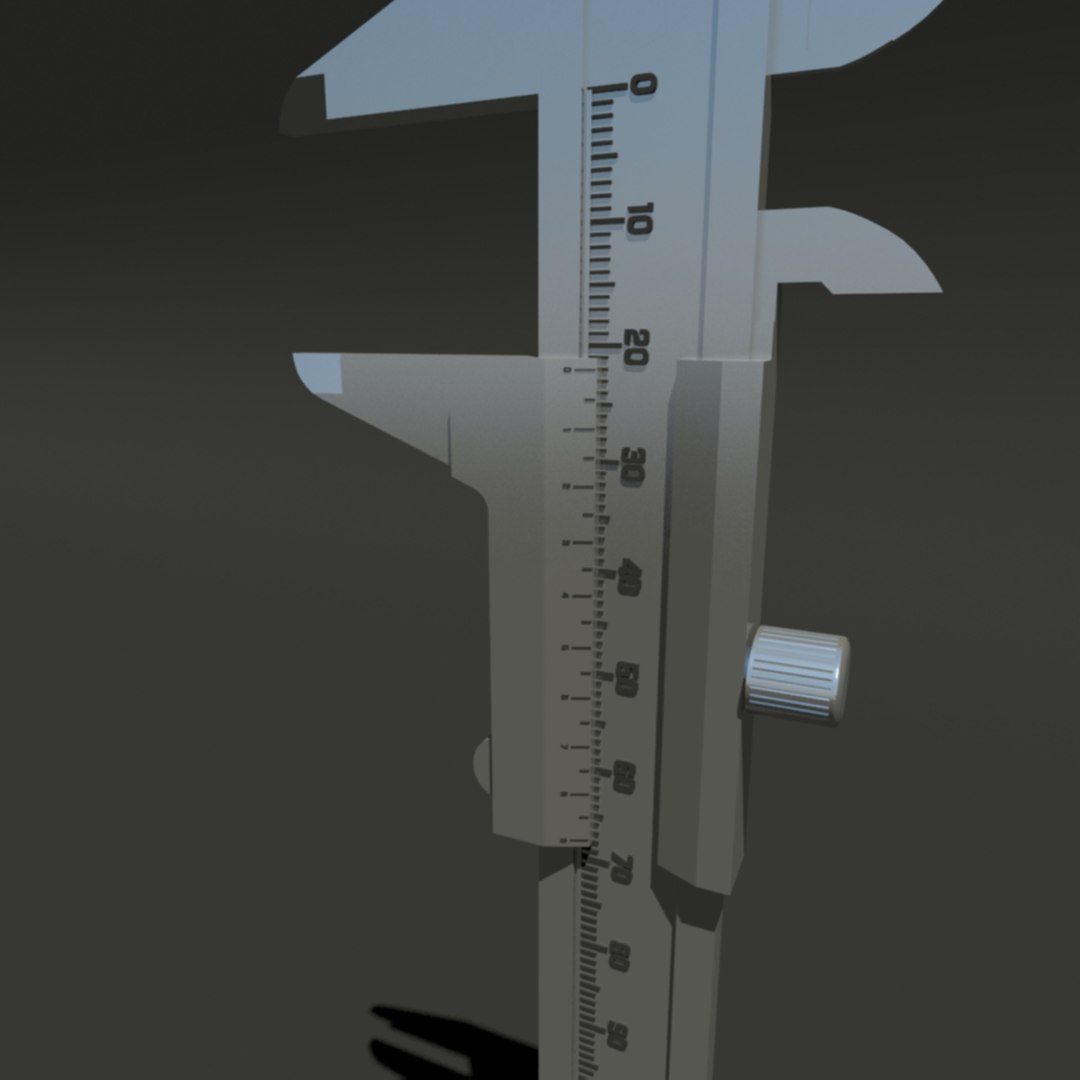 Micrometer Model - TurboSquid 1260345