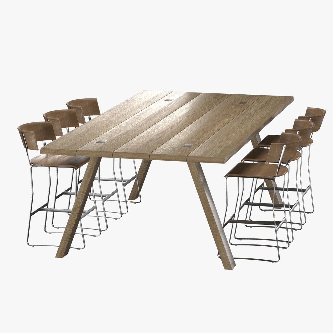 3D Model Bar Table - TurboSquid 1321745