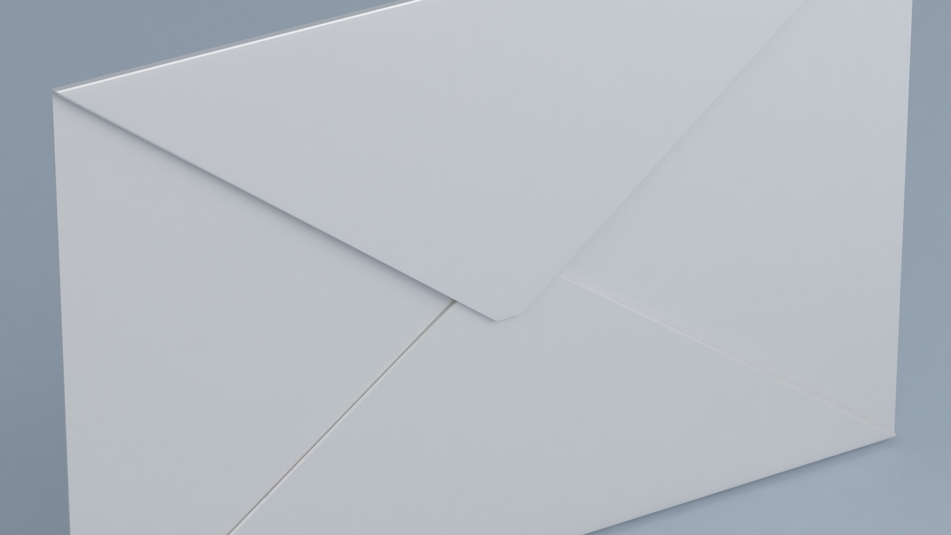 Envelope White 3D Model - TurboSquid 2372125