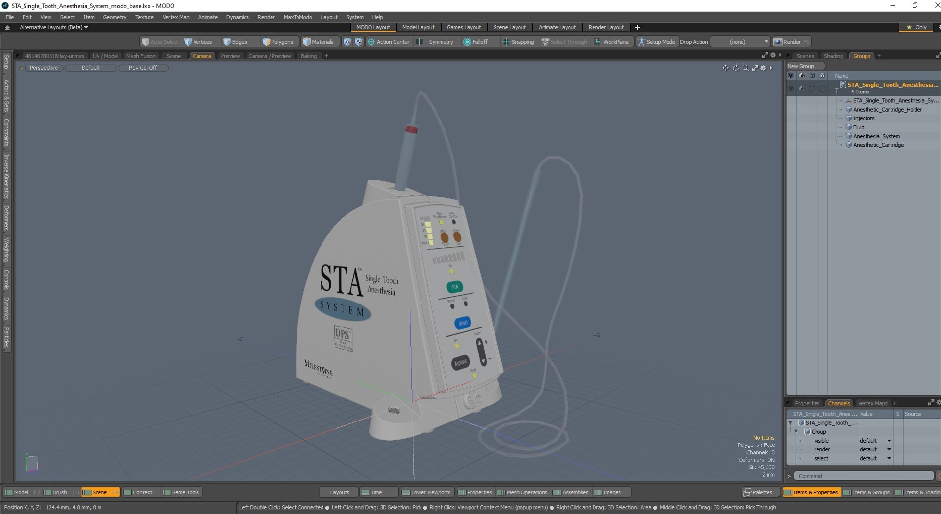 STA Single Tooth Anesthesia System 3D Model - TurboSquid 2193870