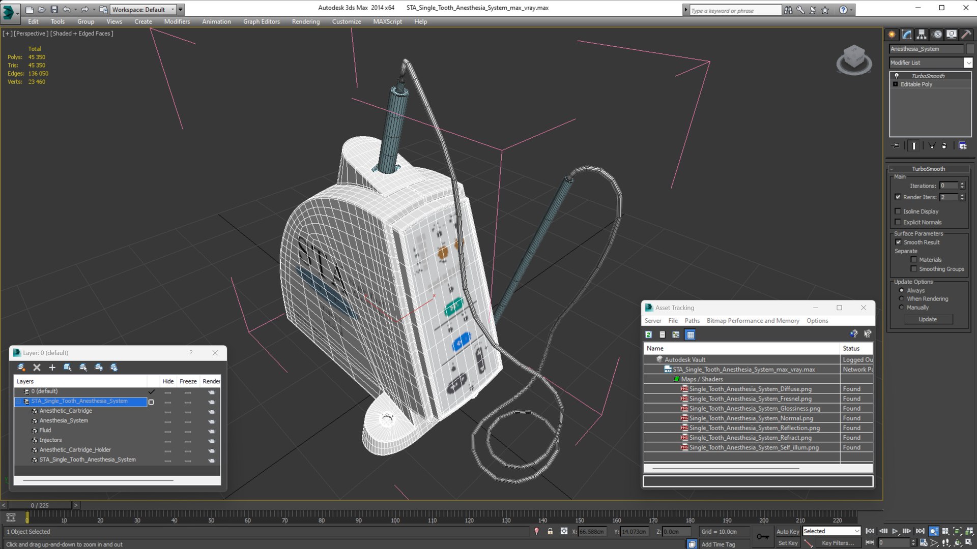 STA Single Tooth Anesthesia System 3D Model - TurboSquid 2193870