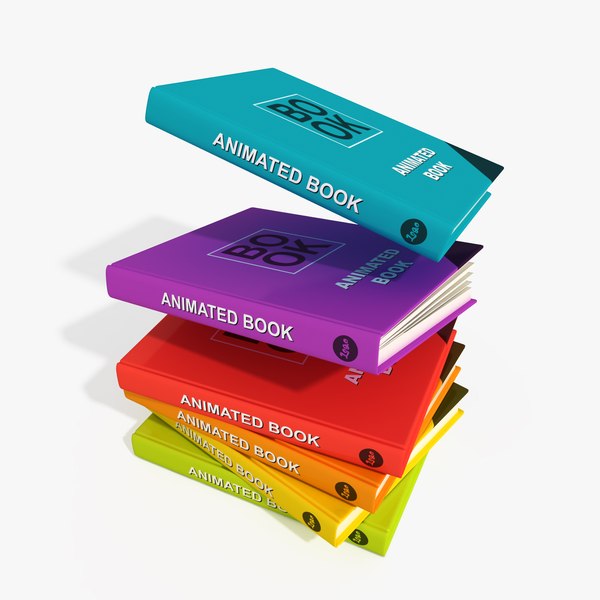Animated books 3D model - TurboSquid 1933230