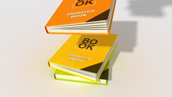 Animated books 3D model - TurboSquid 1933230