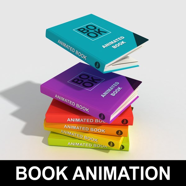 modelo 3d Animated books - TurboSquid 1933230