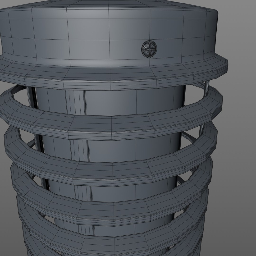 Outdoor Pillar Lights 3D Model - TurboSquid 1198164