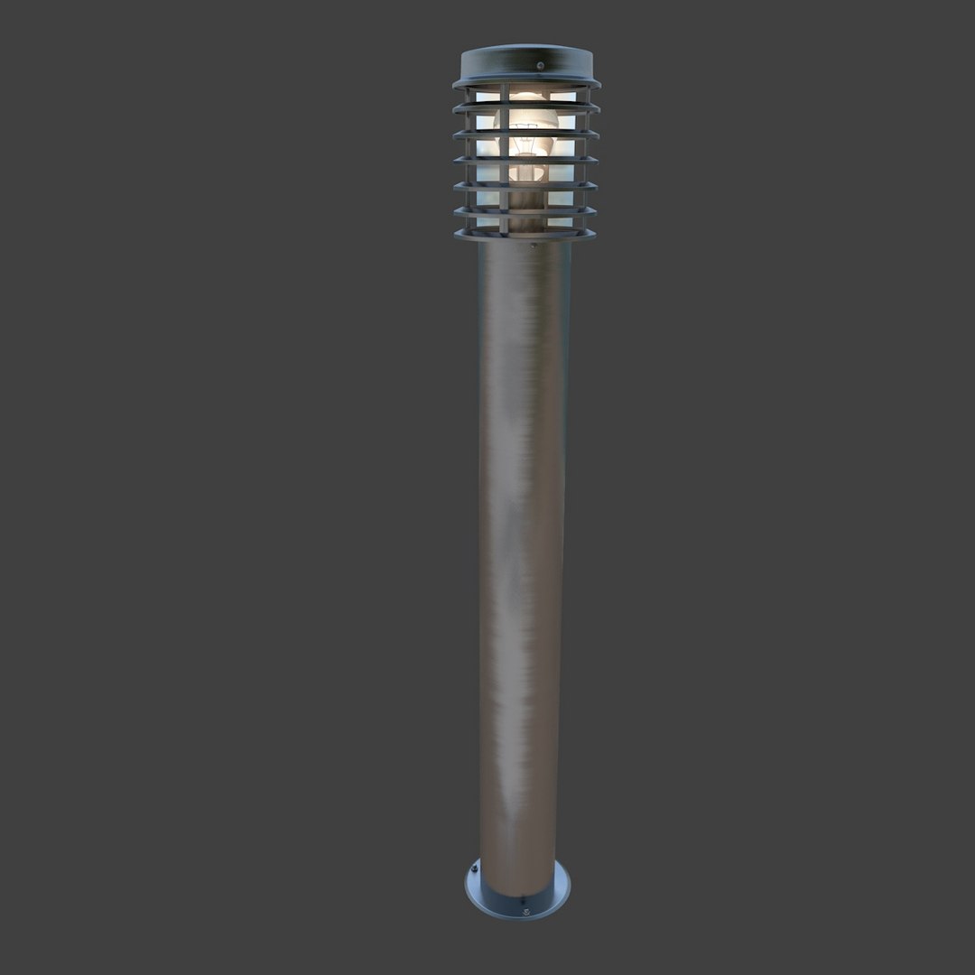 Outdoor Pillar Lights 3D Model - TurboSquid 1198164