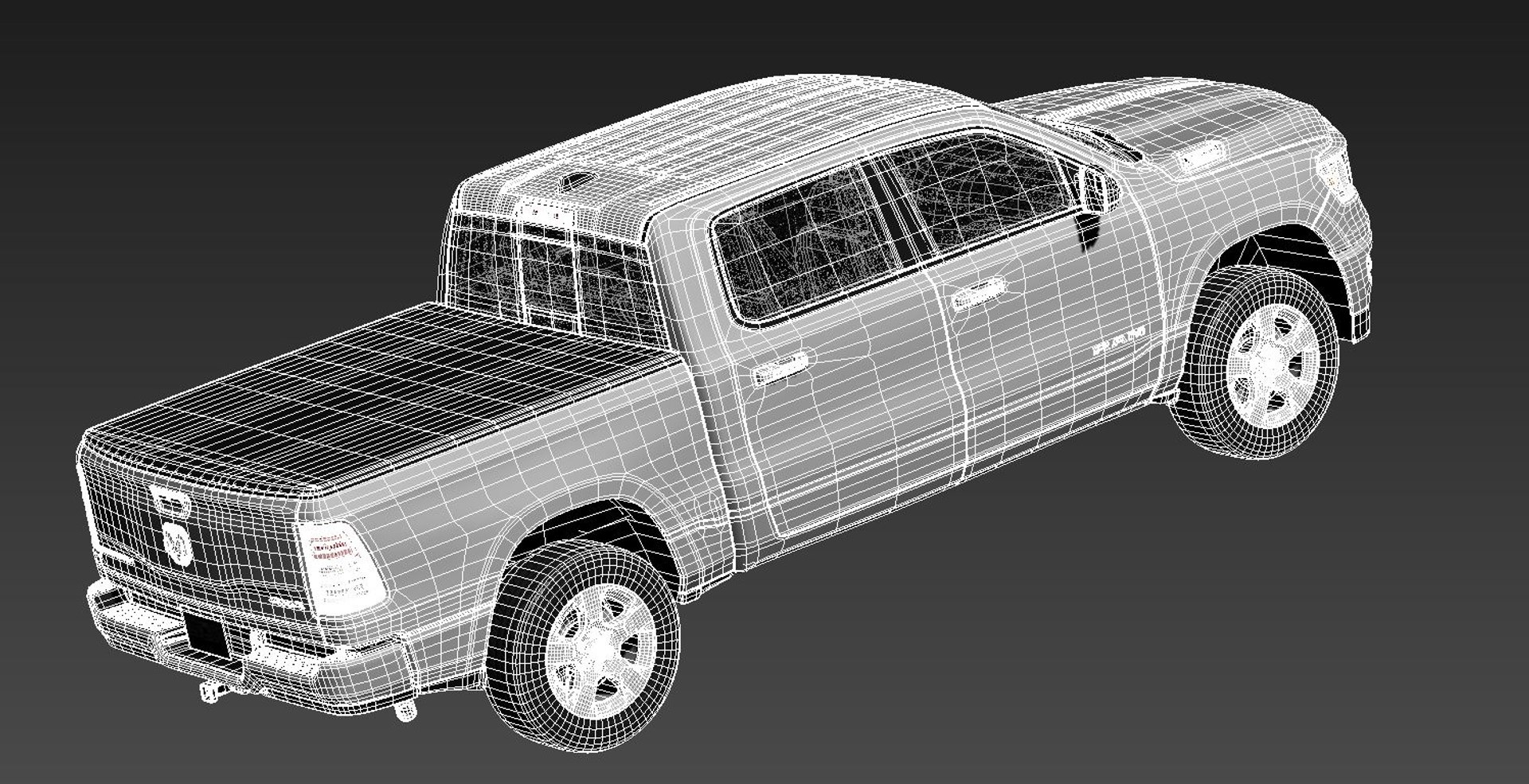 Dodge Ram Bighorn 2020 3D - TurboSquid 1390660