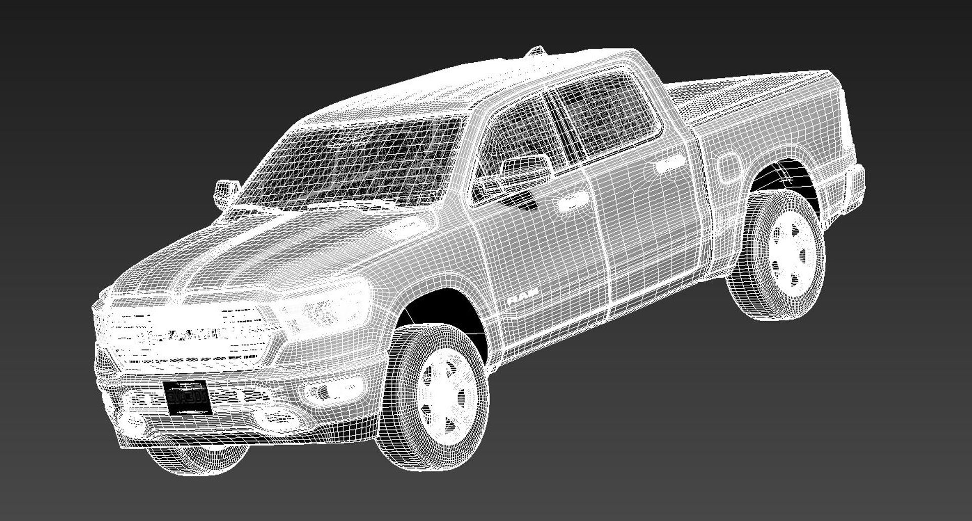 Dodge Ram Bighorn 2020 3D - TurboSquid 1390660