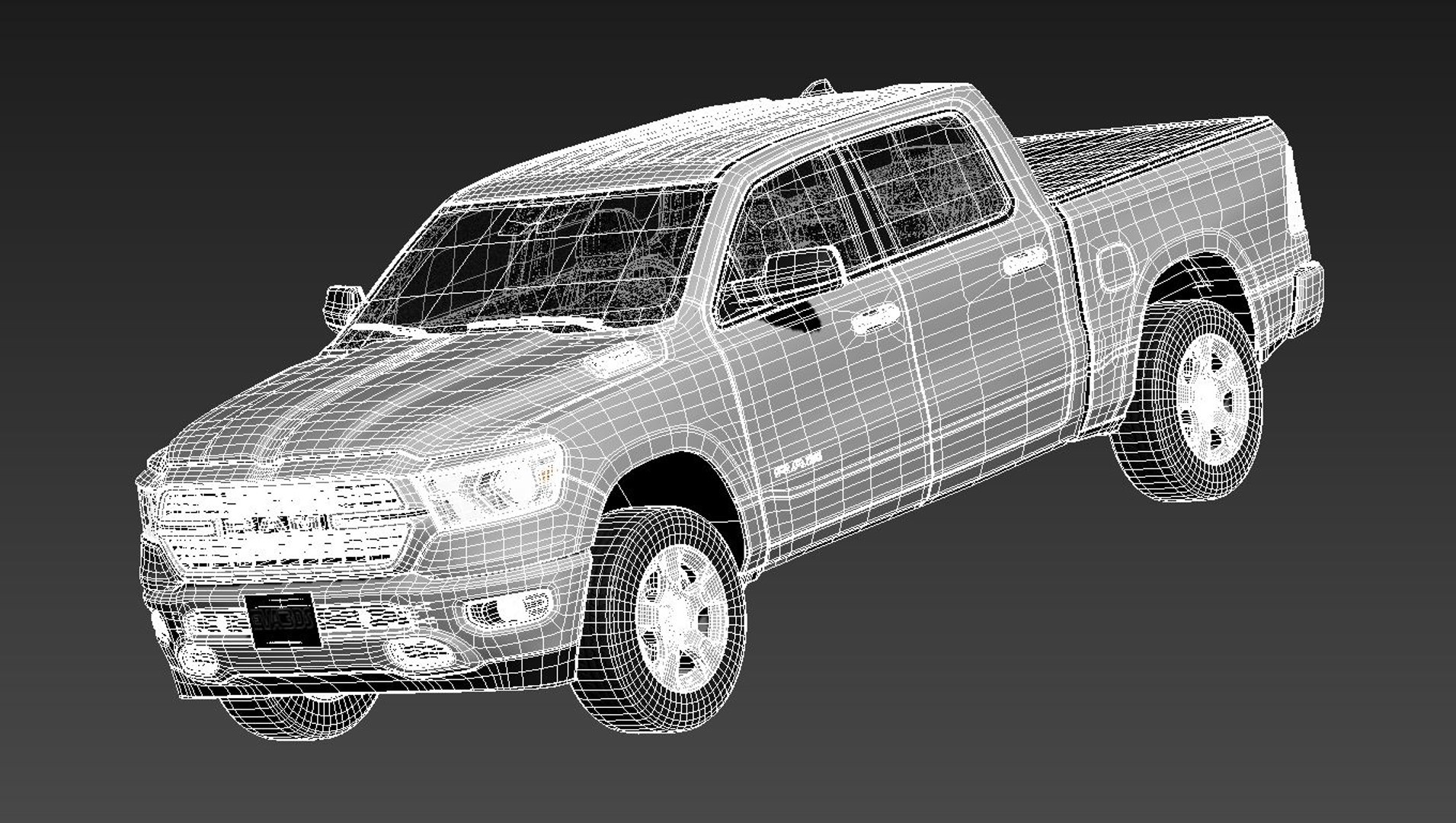 Dodge Ram Bighorn 2020 3D - TurboSquid 1390660