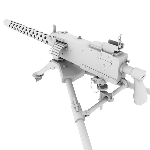 브라우닝 M1919A4 3D 모델 - TurboSquid 1298488