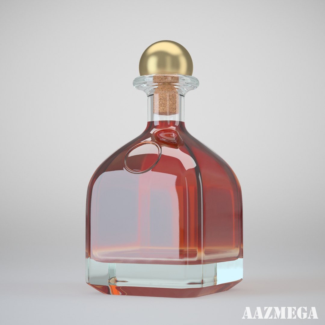 Bottle Whisky 3d Max