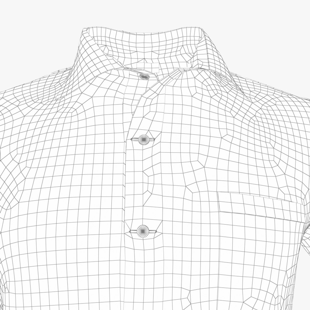 Long shirt 3D model - TurboSquid 1379709