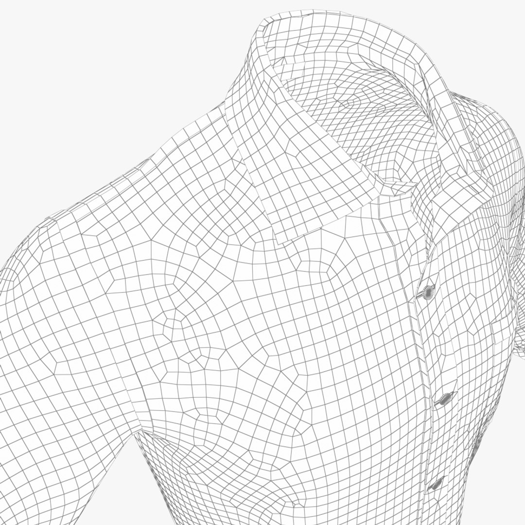 Long shirt 3D model - TurboSquid 1379709