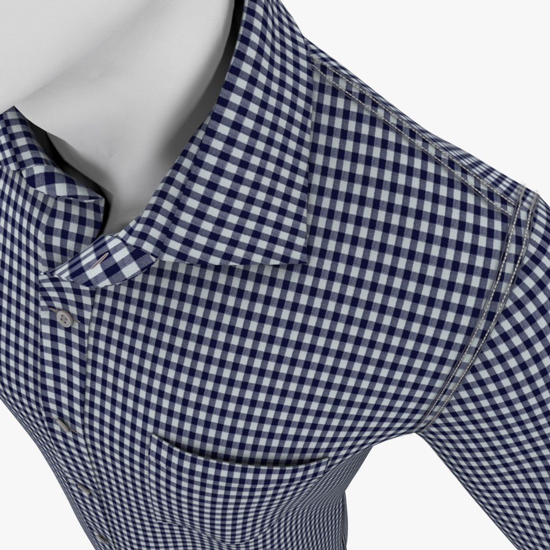 Long shirt 3D model - TurboSquid 1379709