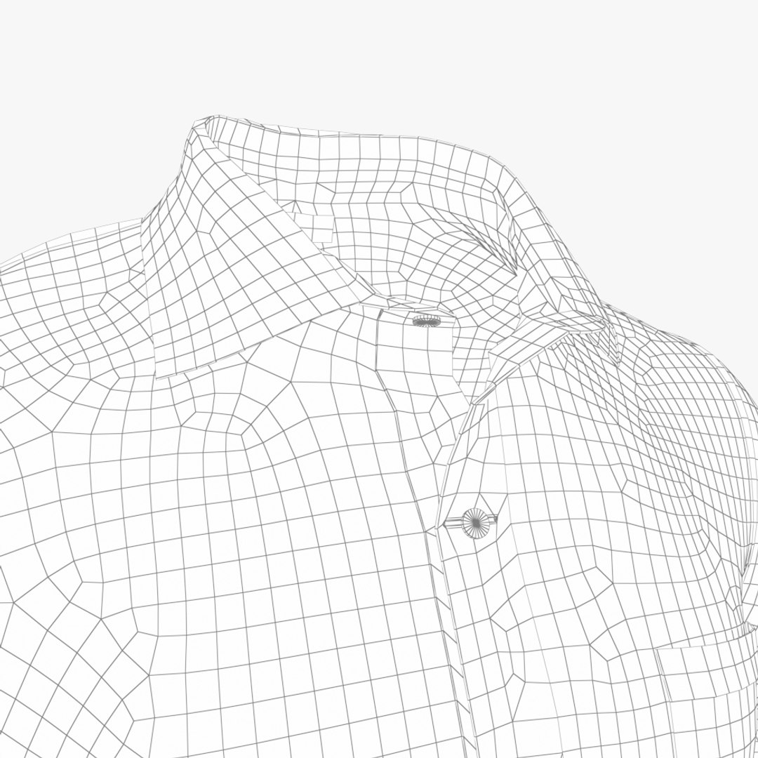 Long shirt 3D model - TurboSquid 1379709