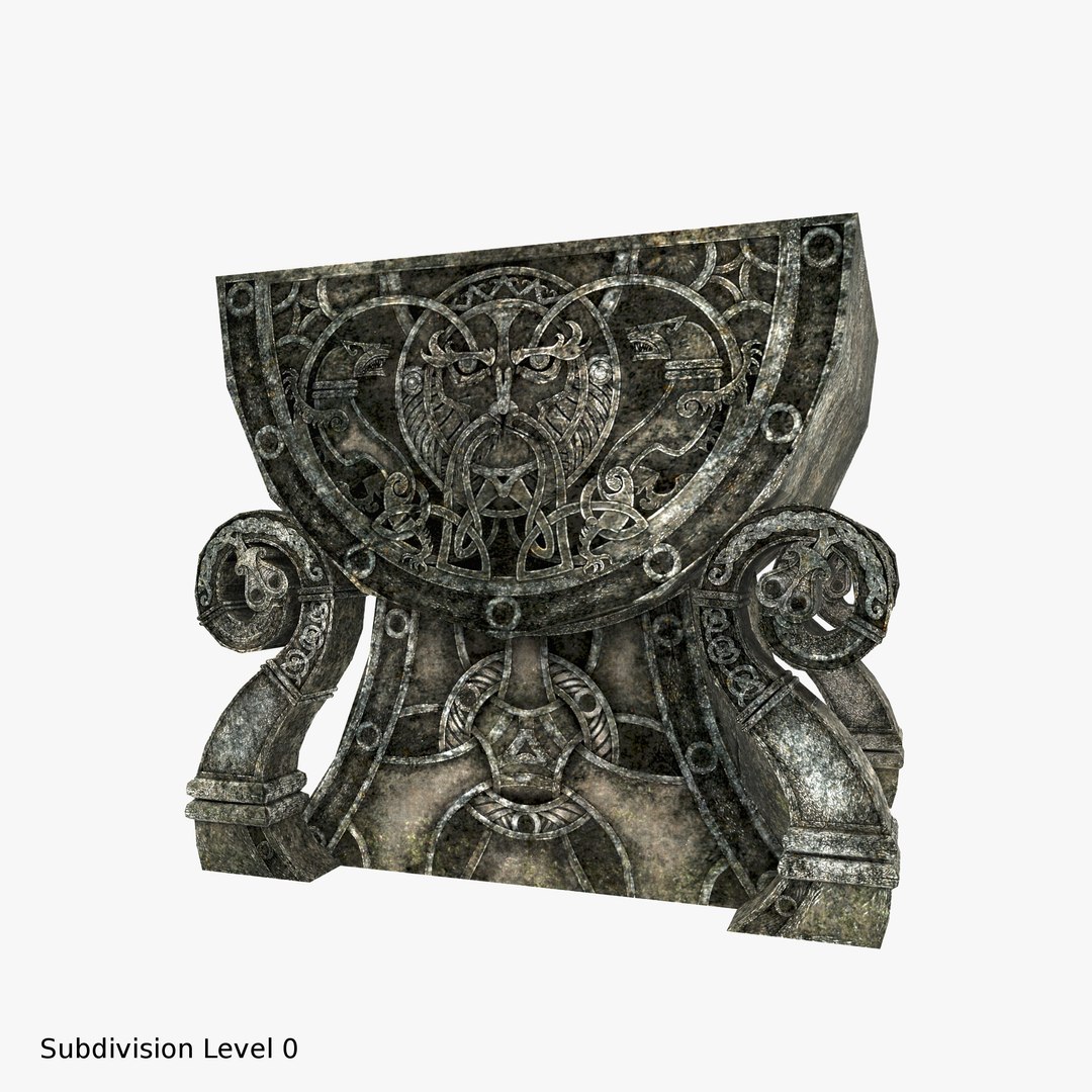 3D Celtic Altar Model - TurboSquid 1281345