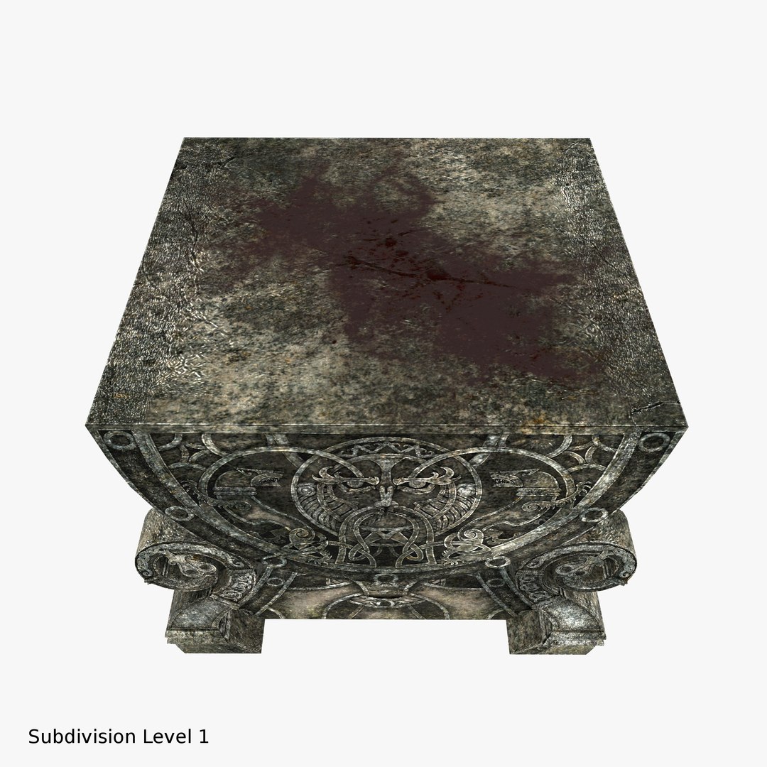 3D Celtic Altar Model - TurboSquid 1281345